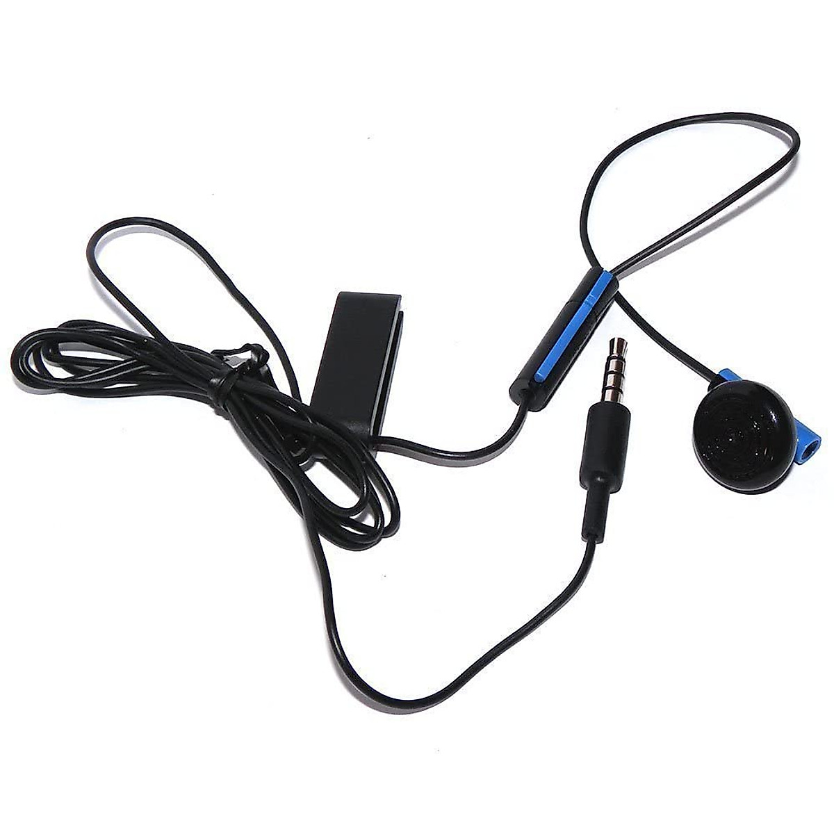 3.5mm Headset Earbud Earphone Earpiece with Microphone for PS4 Controller Headphones Replacement
