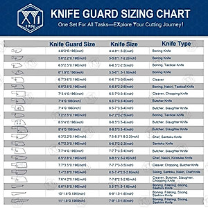 XYJ 2-pieces Set Chef Knife Sleeves Leather Cover Sheath For 8 Inch Kitchen Knives Edge Guard Protector With Belt Loop For Carry Knife(Not Included Knife)