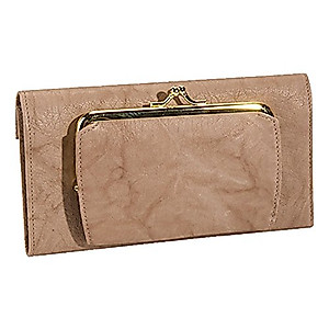 Buxton Women Wallet Heiress Organizer Clutch 4 Colors Clutch-Black-Black