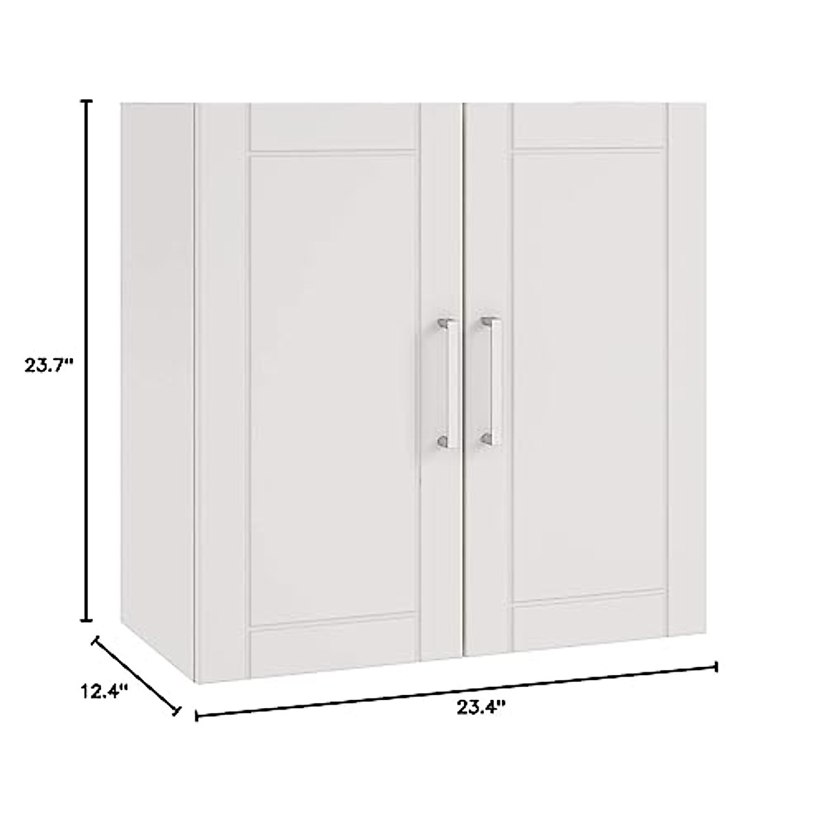 SystemBuild Callahan 24" Wall Cabinet in White