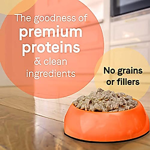 CANIDAE PURE Petite Grain Free Wet Dog Food For Small Breeds, Minced Bolognese Style Dinner with Beef and Carrots in Broth, (12) 3.5 oz