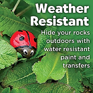 Creativity for Kids Hide & Seek Rock Painting Kit - Arts & Crafts For Kids - Includes Rocks & Waterproof Paint