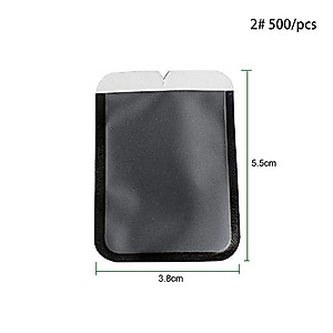 Lolicute 500pcs Barrier Envelopes for Phosphor Plate Dental Digital X-Ray Size 0/1/2# (2#)