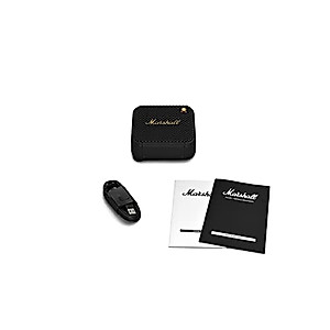 Marshall Willen Portable Bluetooth Speaker - Black & Brass