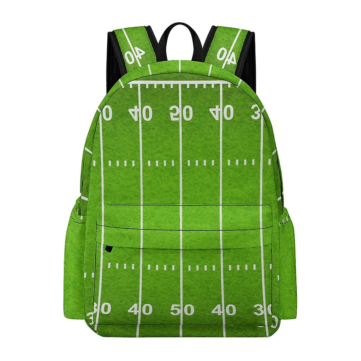 American Football Field Travel Backpack Lightweight 16.5 Inch Computer Laptop Bag Casual Daypack for Men Women