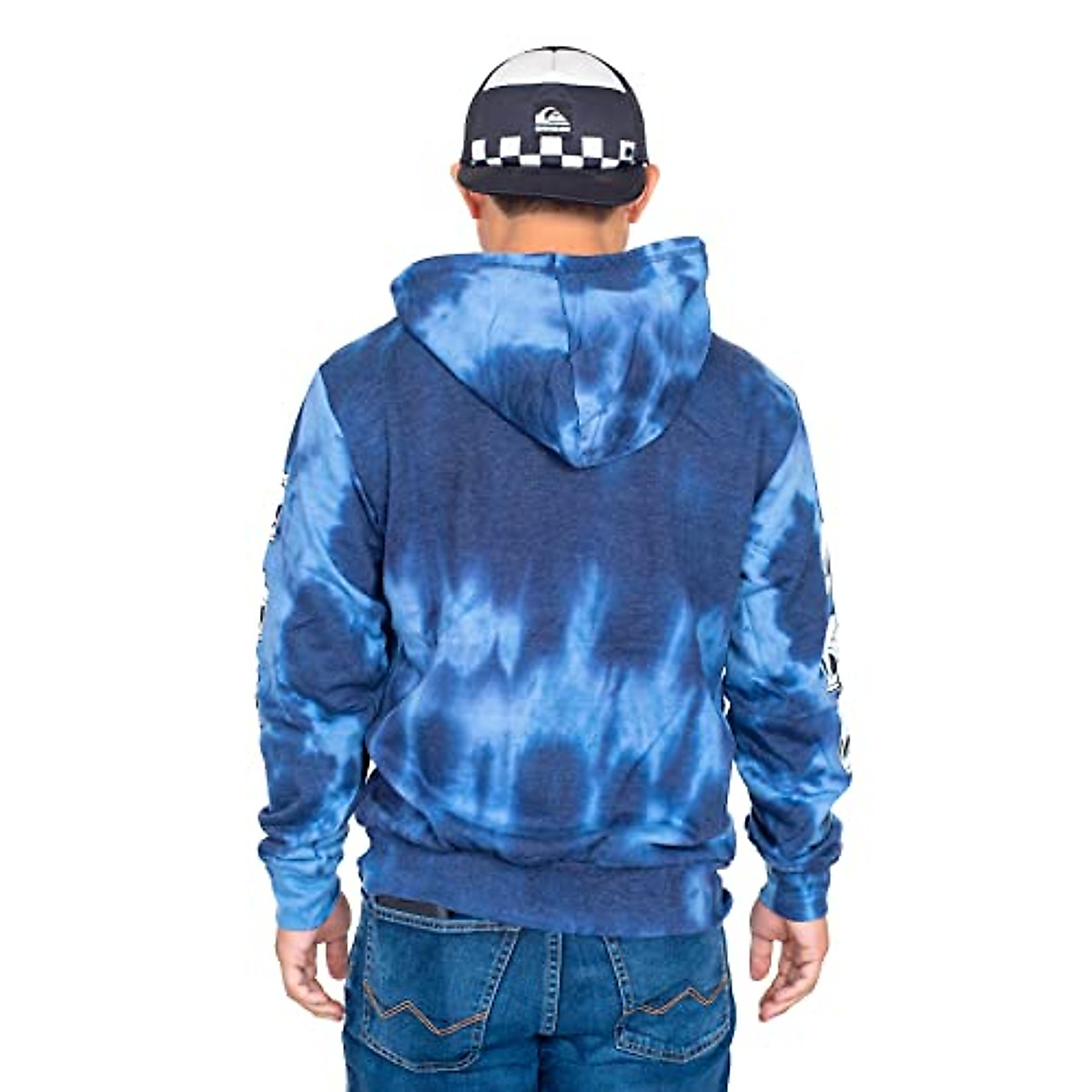 Mad Engine The Simpsons Bart and Maggie Skeleton Hex and the City Pull Over Hoodie Blue