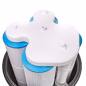 XtremepowerUS Pro-Series Pool Cartridge Filter In-Ground Swimming Pool and Spa Pool Filter System w/ 4 Filter 425 sq ft Inground