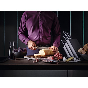 Wüsthof Classic IKON Precision Forged High-Carbon StainlessSteel German Made, St, 4.5" Steak Knife Full-Tang Handle with Half Bolster