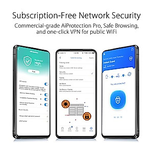 ASUS ZenWiFi AX Mini (XD5) Dual-band Whole Home Mesh WiFi System (3 Pack), WiFi 6, 802.11ax, up to 5000 sq ft & 5+ rooms, AiMesh, Lifetime Internet Security, Parental Controls, Easy Setup
