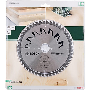 Bosch 1x Circular Saw Blade Precison (for Wood, Ø 190 x 2.5/1.5 x 30 mm, 48 Teeth, ATB, Accessories for Circular Saws)