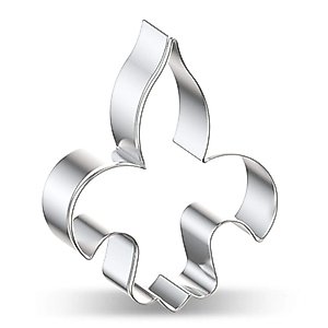 WJSYSHOP Fleur De Lis Flower Cookie Cutter