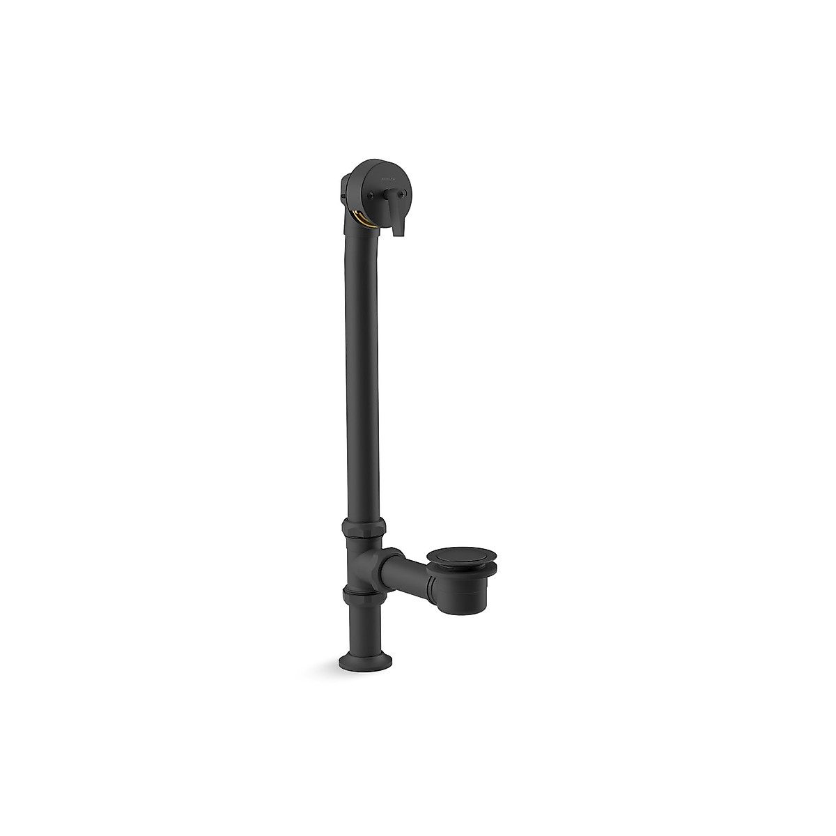 Kohler K-7159-BL Artifacts 1 1/2" Exposed Bath Drain, Matte Black