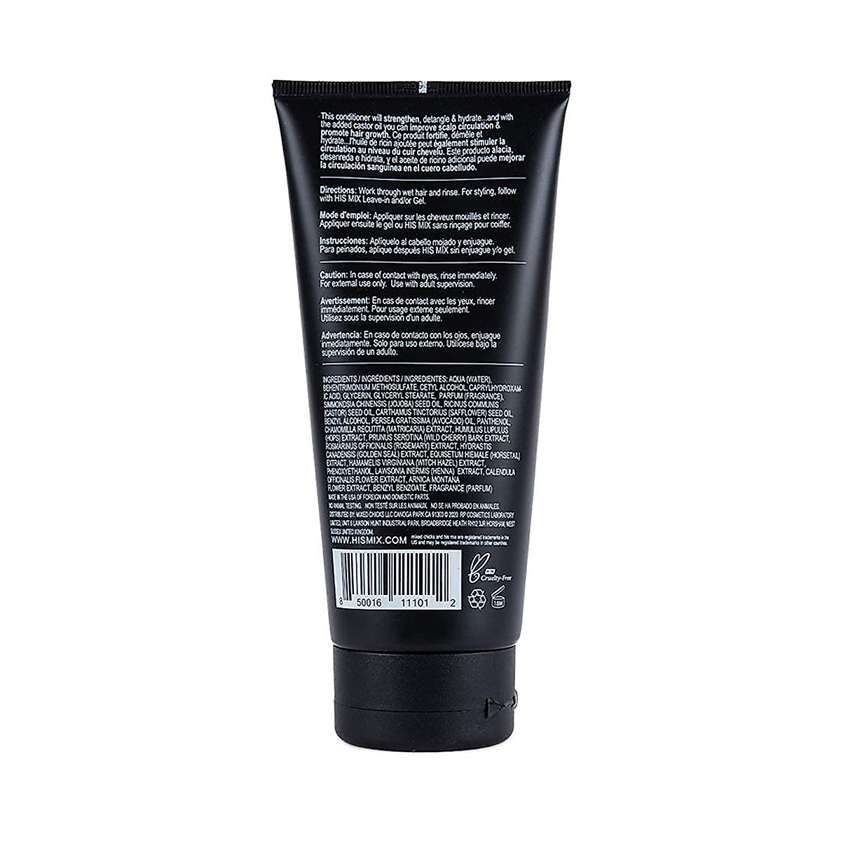 Mixed Chicks HIS MIX Healthy Look Daily Hair Conditioner for Men, 6 fl. oz. / 177 ml.