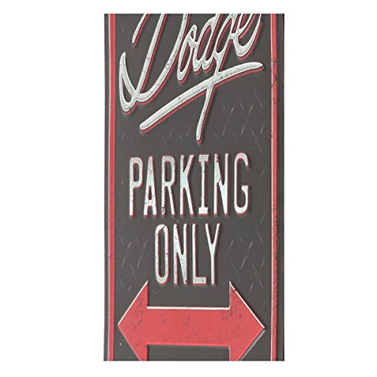 Dodge Parking Only Embossed Metal Sign - Vintage Dodge Sign for Garage - All Others Will Be Scrapped