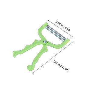 2Pcs Manual Facial Hair Removers Women Face Threaders Epilators Upper Lip Chin Cheeks Neck Portable Beauty Tools for Women (Green)