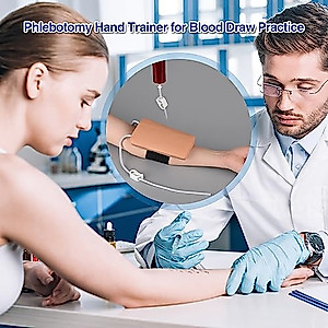SimCoach Phlebotomy and Venipuncture Practice Kit, Wearable IV Practice Kit, IV Start Kit for Injection Training, Nursing School Essentials (Upgrade Version))