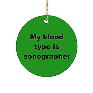 Sonographer Blood Type, Ornament, Ultrasonic, Healthcare, Imaging