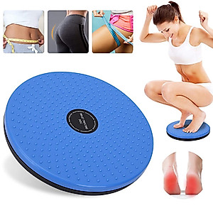 VGEBY Waist Twirl, Waist Disc Trainer Board Ankle Body Aerobic Exercise Fitness Slim Twirl Plate Exercise Gear Weight Loss Foot Massage Plate Strength Training