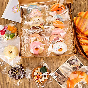 Tomnk Cellophane Bags, 4.5 x 6.5 Inches Self Sealing Cellophane Bags 350 Pack Resealable Clear Cookie Bags for Bakery, Chocolate Wrapping & Packaging