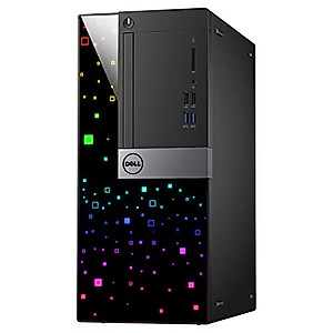 Dell Custom Built RGB Lights PC OptiPlex Mini Tower Computer Intel Core i5-6500 Quad-Core Processor 8GB RAM 512GB Solid State Storage (SSD) ~ Windows 10 ~ Wi-Fi ~ Keyboard & Mouse (Renewed)