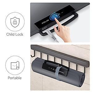 Portable Electric Warming Tray，Food Warming Mat with Adjustable Temperature, Silicone Foldable Food Warmer Fast Heating Mat ， Warming Trays for Buffets Party and Restaurants (Gray)