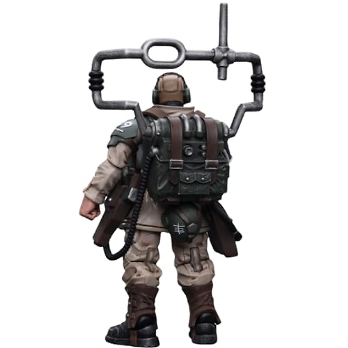 HiPlay JoyToy Warhammer 40K Collectible Figure: Astra Militarum Cadian Command Squad Veteran with Master Vox 1:18 Scale Action Figures JT7912 (Veteran with Master Vox)