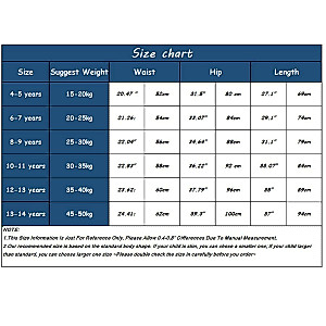 Milokado Big Girls Kids Jeans Casual Elastic Waist Wide Leg Demin Pants Size 5-13 Years (Blue Z, 12-13 Years)