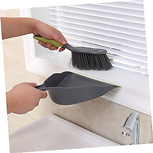 1 Set Broom Cleaning Brush Whisk Brooms Sink Cleaning Brush Keyboard Table Cleaning Brush Whisk Broom for Car Cat Litter Broom Dustpan Desktop Broom Cleaning Broom Cleaning Shovel Outanaya