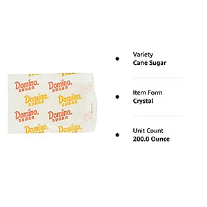 Domino Sugar Packets, 0.1 Ounce (Pack of 2000)