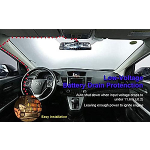 WOLFBOX Hardwire Kit for i03 Car Camera, Hardwire Kit Mini USB12V- 24V to 5V with Battery Drain Protection