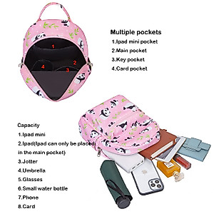 Cute mini pack bag backpack for grils children and adult (panda)