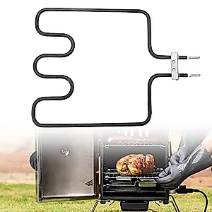 TIKSCIENCE Heating Element Fits for Masterbuilt Smoker Parts, Thermostat Analog Control with Power Cord Fit for Electric Smoker and for Turkey Fryers Skillet Charbroil 1500W Replacement
