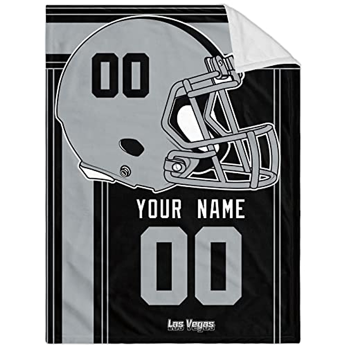 ANTKING Plush Throw Blanket Las Vegas Custom Any Name and Number for Men Women Youth Gift