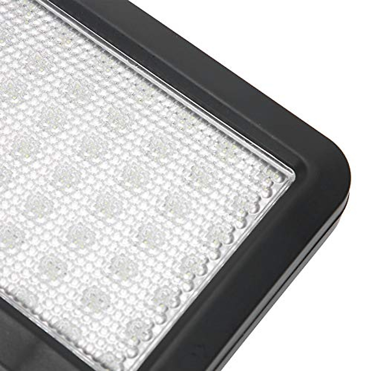 Asixxsix Garden Lamp, Solar ABS Energy Saving Outdoor LED Light, for Garages Home Garden Walls Paths Courtyards