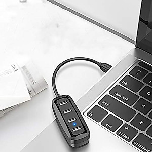 GPPZM Multi-Purpose U Disk Interface 4USB Splitter Socket Multi-Port Laptop Extender USP Desktop Host Porous USB Connector Data Cable plugging UdB Multi-Interface