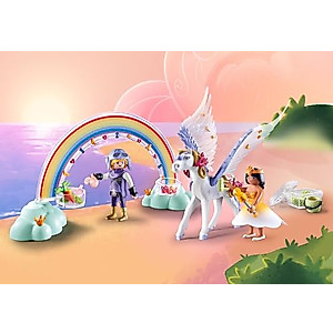 Playmobil Pegasus with Rainbow in The Clouds