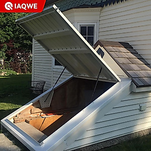 8M80 ST270M80 27 Inch 80Lbs/356N Gas Struts Spring Lift Support Shocks for Heavy Duty Tonneau Cover Trailer are Truck Cap Murphy Bed RV Bed Door Window Floor Hatch Toolbox Lid, 2pcs by IAQWE ml27-80