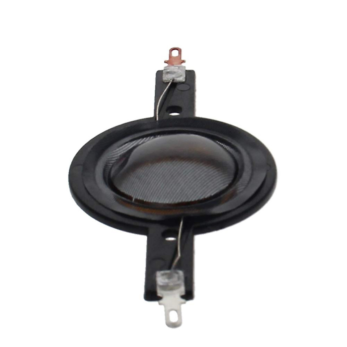 Heyiarbeit 4Pcs 25.5mm/1.00" Tweeter Voice Coil Audio Speaker High Tone Silk Film Rack Dome Tweeter Accessory for Audio Replacement Black