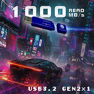 LinkMore NR770 500GB USB 3.2 Gen2 Flash Drive, Read Speed up to 1000MB/s, Write Speed up to 800MB/s, Thumb Drive