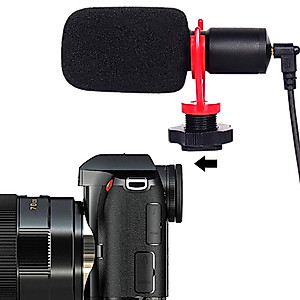 Vitopal VM-i2 Universal Video Microphone Kit for Smartphones, DSLR Camera, Vlogging, Recording Music, Live Streaming (VM-i2=VM-i1+Tripod Kit)