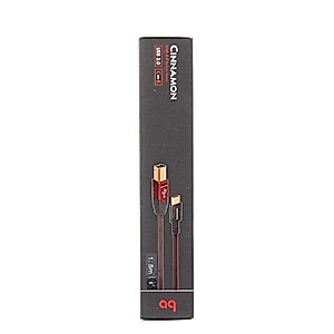AudioQuest Cinnamon USB B to Type C Cable 1.5m USB B to C Cable