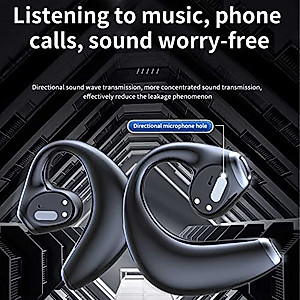 True Wireless Bone-Conduction Bluetooth Headset 5.3 Earbuds No in Ear HiFi Audio Quality Dual Hd Call 480h Long Endurance Music Sports Headphone 2022