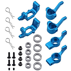 HobbyPark 102210 102010 102211 102011 102212 102012 Aluminum Steering Knuckle Kit Hub Carrier Upgrade Parts for RC Redcat Volcano EPX HSP