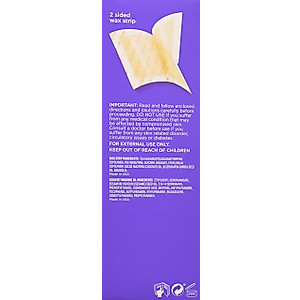 Sally Hansen Hair Remover Wax Strip Kit Body/Leg/Arm/Bikini, (Pack of 2)