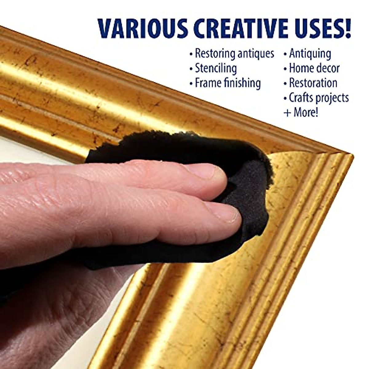 AMACO Rub N Buff Wax Metallic Finish Gold Kit - Antique Gold Autumn Gold European Gold Gold Leaf Grecian Gold 15ml Tubes - Versatile Gilding Wax for Finishing and Restoration- 5 Rub and Buff Colors