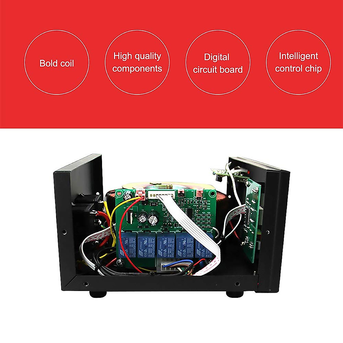 Yinleader Voltage Converter Transformer(220V to 110V, 110V to 220V) Step Up/Down Transformer Converter 110/120 Volt - 220/240 Volt - Circuit Breaker Protection (TMK-1600)