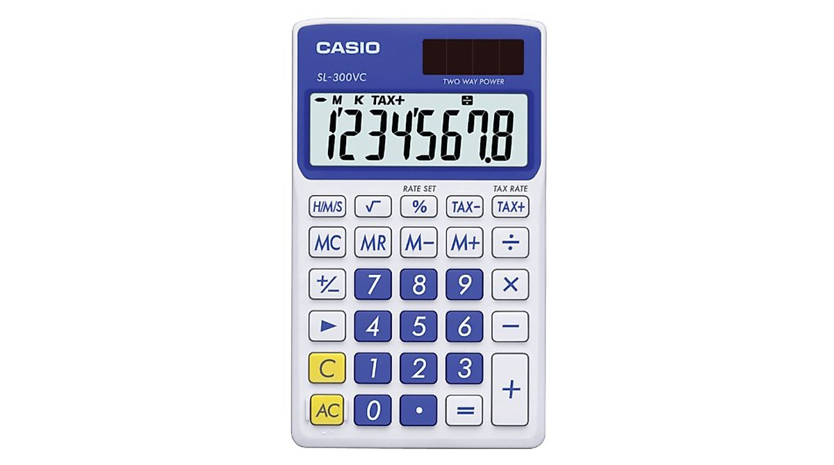 Buy Casio SL-300VC Blue Calculator - Solar Powered