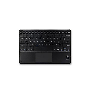 BoxWave Keyboard Compatible with Acer ConceptD 7 Ezel CC715-71-7163 (15.6 in) - SlimKeys Bluetooth Keyboard with Trackpad, Portable Keyboard with Trackpad - Jet Black