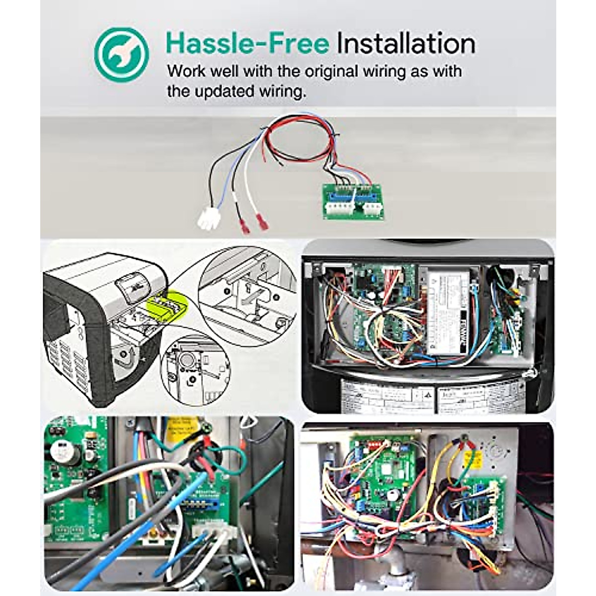 R0458100 Power Distribution Circuit Board PCB Replacement for Zodiac Jandy Heaters JXI 200, 260, 400, LXI 250, 300, 400