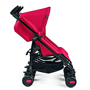 Peg Perego Pliko Mini Twin Baby Stroller, Mod Red